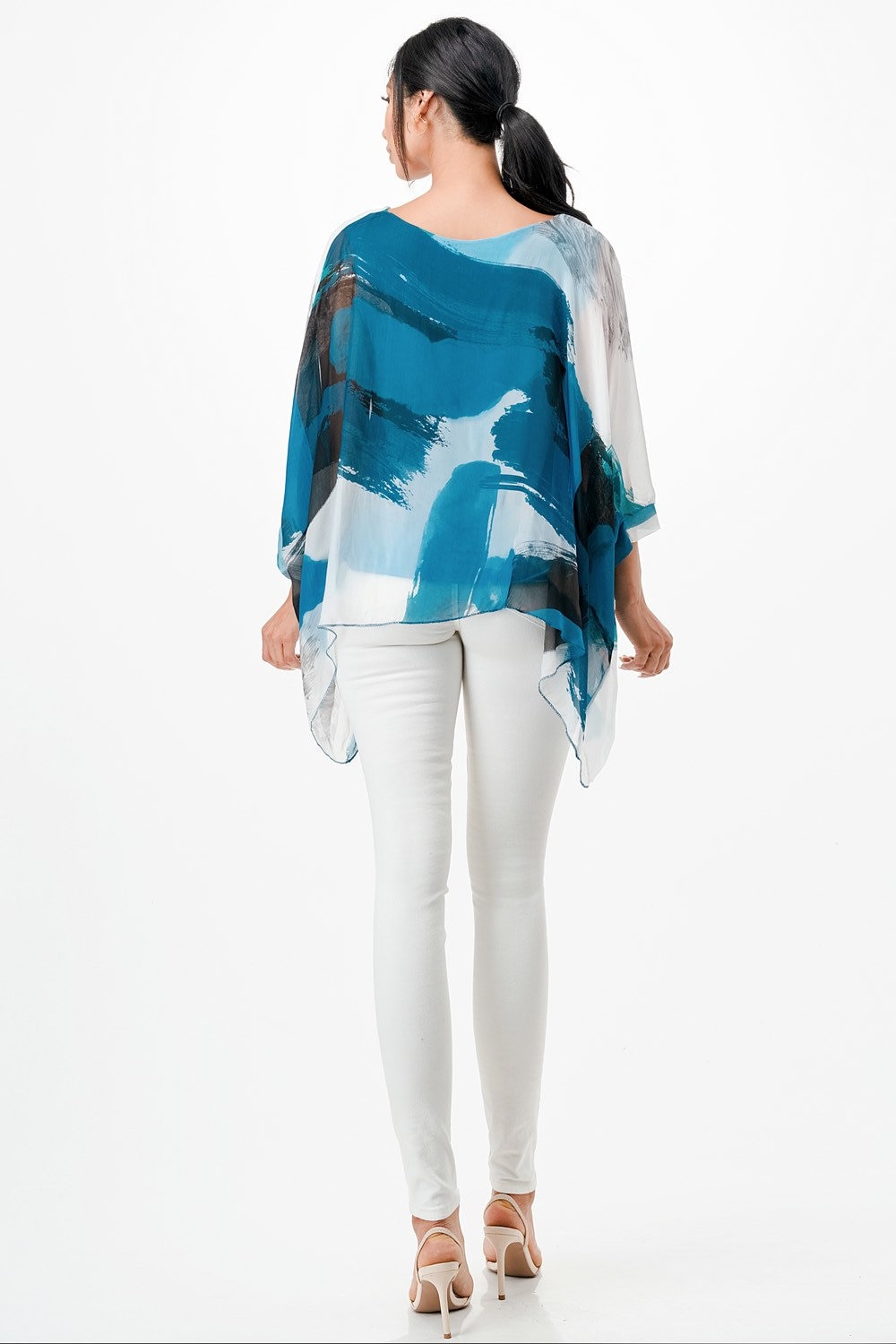 100% Silk Top,silk Top, Italian Silk Top, Colorful Top, Bohemian Crop ...