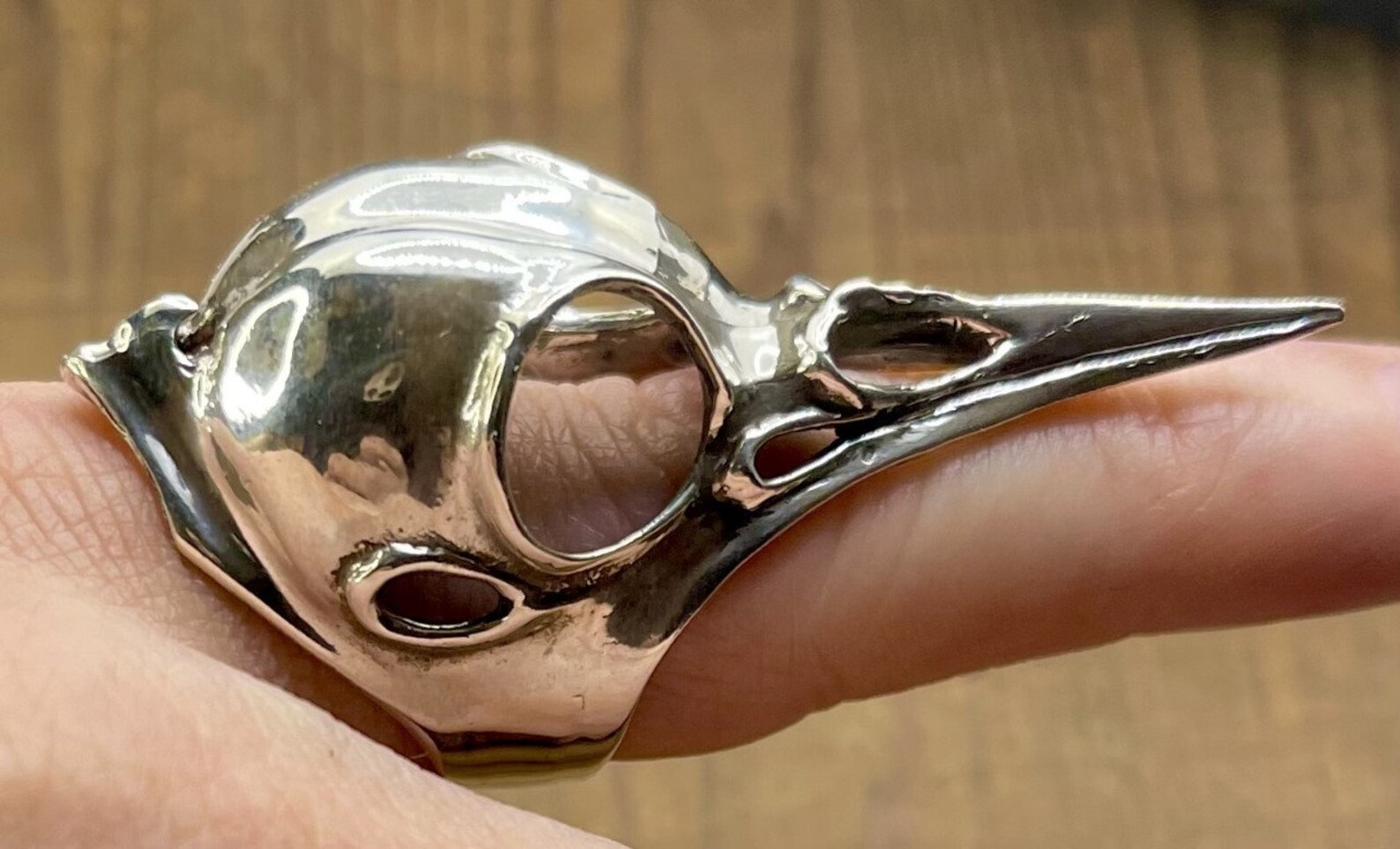 Axel Stocks Raven Skull Ring 1980s 16.7 G Sterling Silver - Etsy