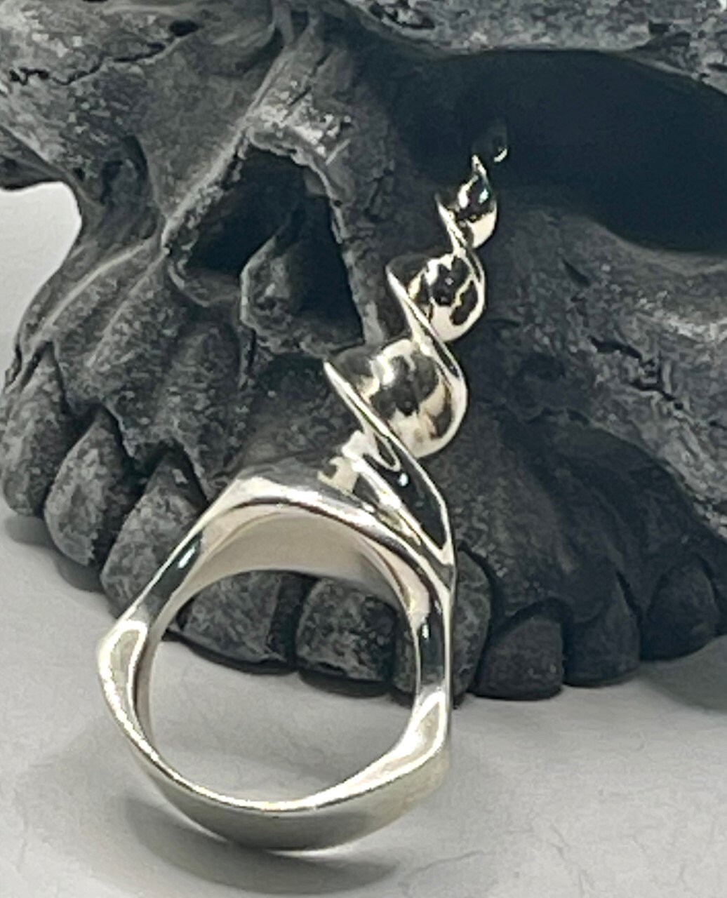 Heavy 1980s Biker 23G RICHARD ERKER Sterling Silver Cork Screw Ring - Etsy