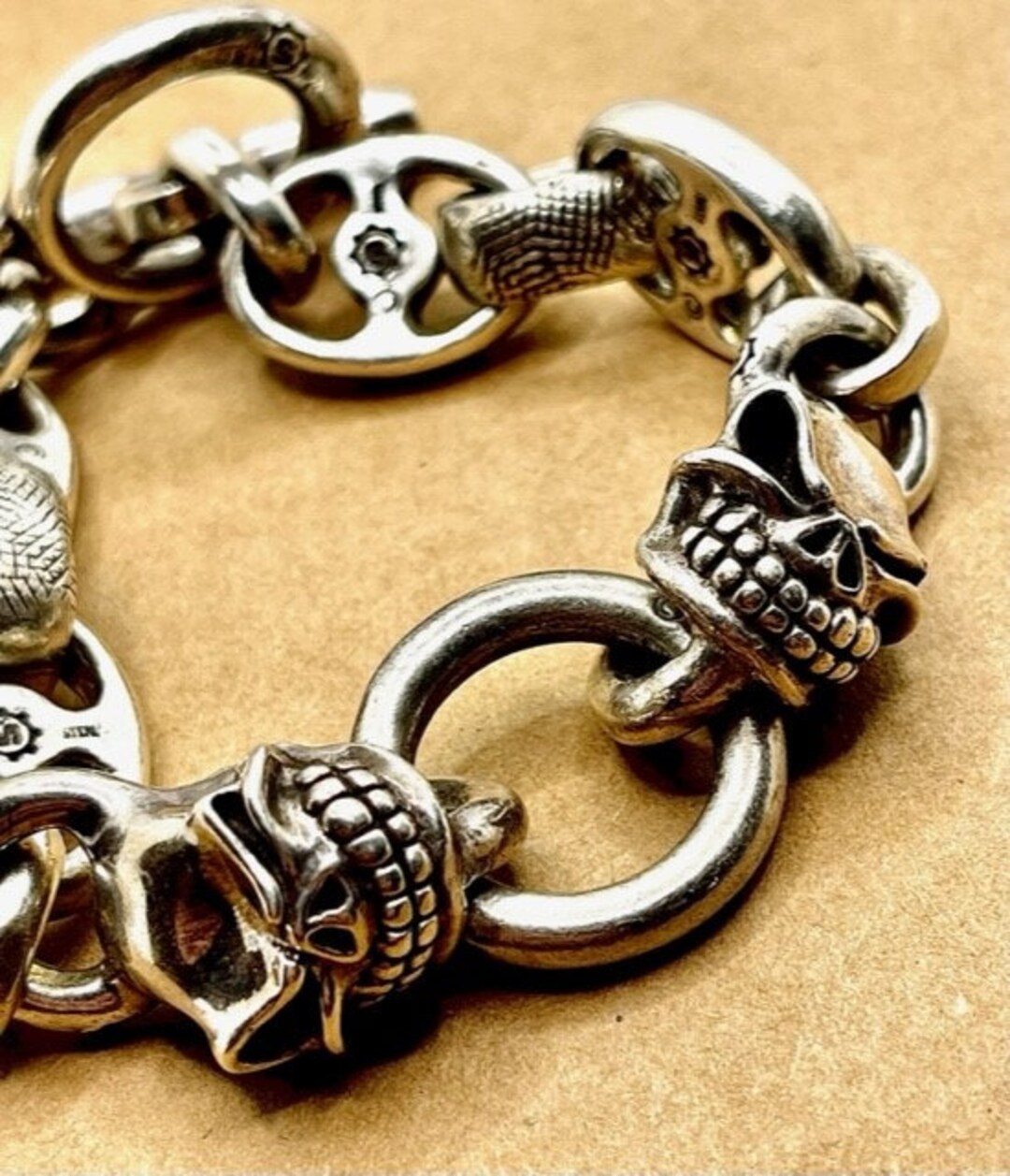 Starlingear Twin Skull Bracelet - Etsy