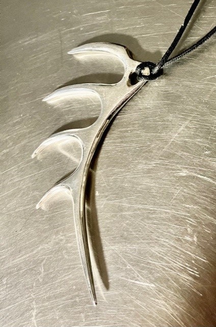 Heavy 1980s Biker 55G Richard Erker Sterling Silver Necklace Pendant - Etsy