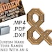 3ft - & Symbol - Ampersand - Marquee Letter Blueprints + Build Plans ...