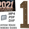 3ft Build Marquee Letters A-Z & 0-9 DIY Wood Working Plans Digital ...