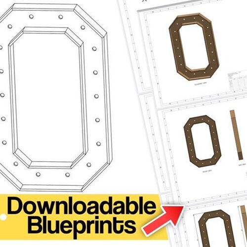 4ft Letter D Build Plans & Blueprints Digital Template - Etsy UK