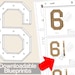 4ft - Number 6 - Marquee Letter Build Plans & Blueprints - Svg/ai/dxf ...