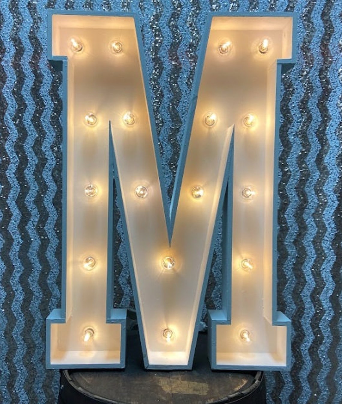 Mr & Mr Marquee Letter Blueprint Template Construction Plans | Etsy