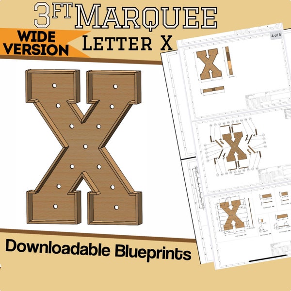 3ft Build Marquee Letters - Etsy