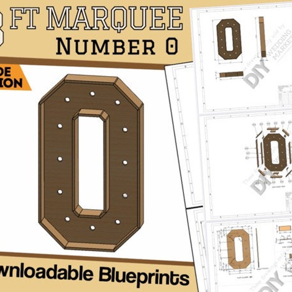 Marquee Numbers - Etsy