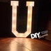 3ft Letter U Marquee Build Plans & Blueprint Digital - Etsy
