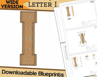 4ft DIY Marquee Love Letter Plans Professional Blueprints With ...