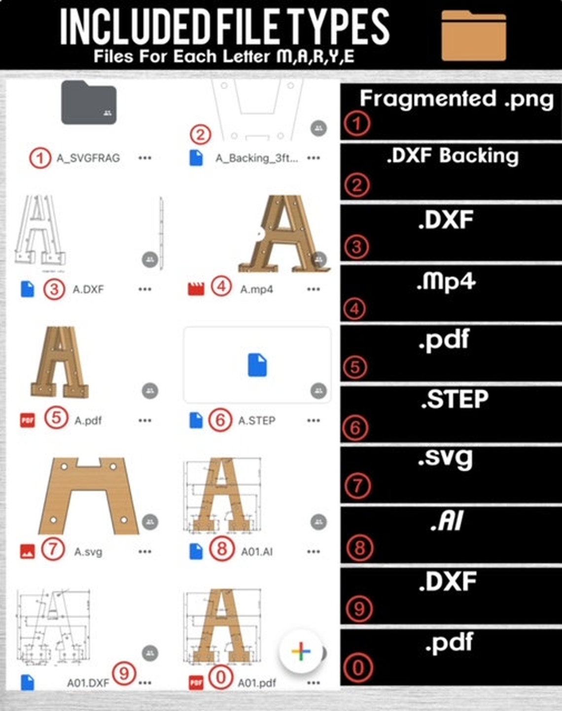 3FT - Marry Me Marquee Letter - Blueprints & Build Guide - Package ...