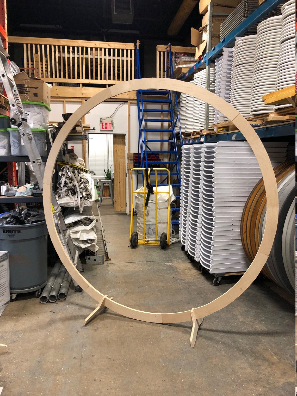 Circle DIY Arch Build Plans Compact Style Assemble Onsite | Etsy