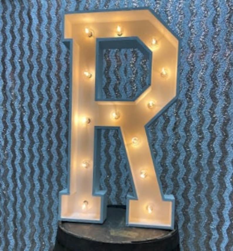 4ft Mr & Mrs Marquee Letter Blueprint Template - Etsy