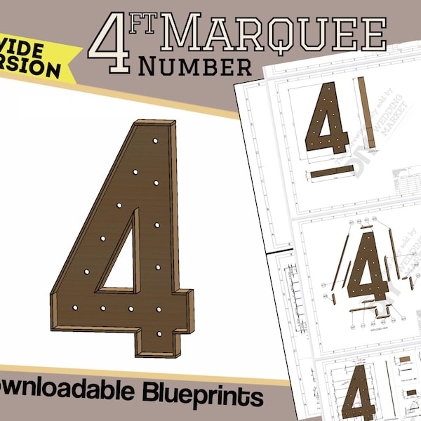 Giant Numbers - Etsy