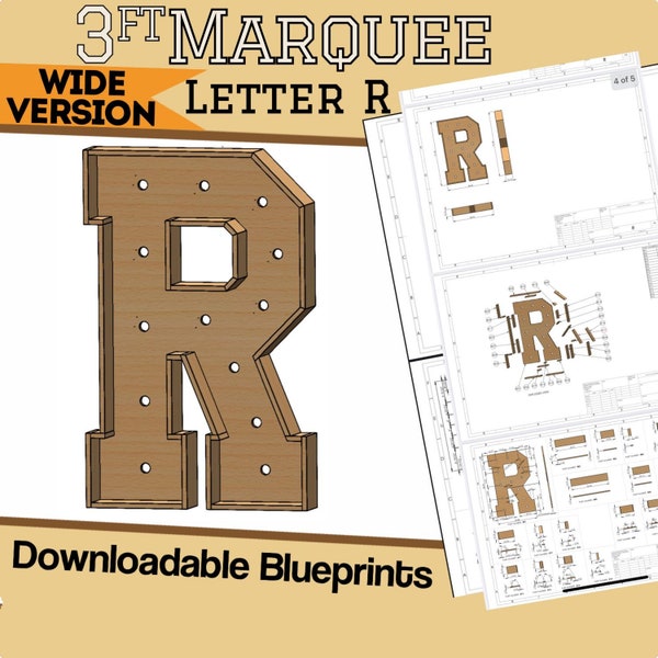 Wooden Letter R - Etsy