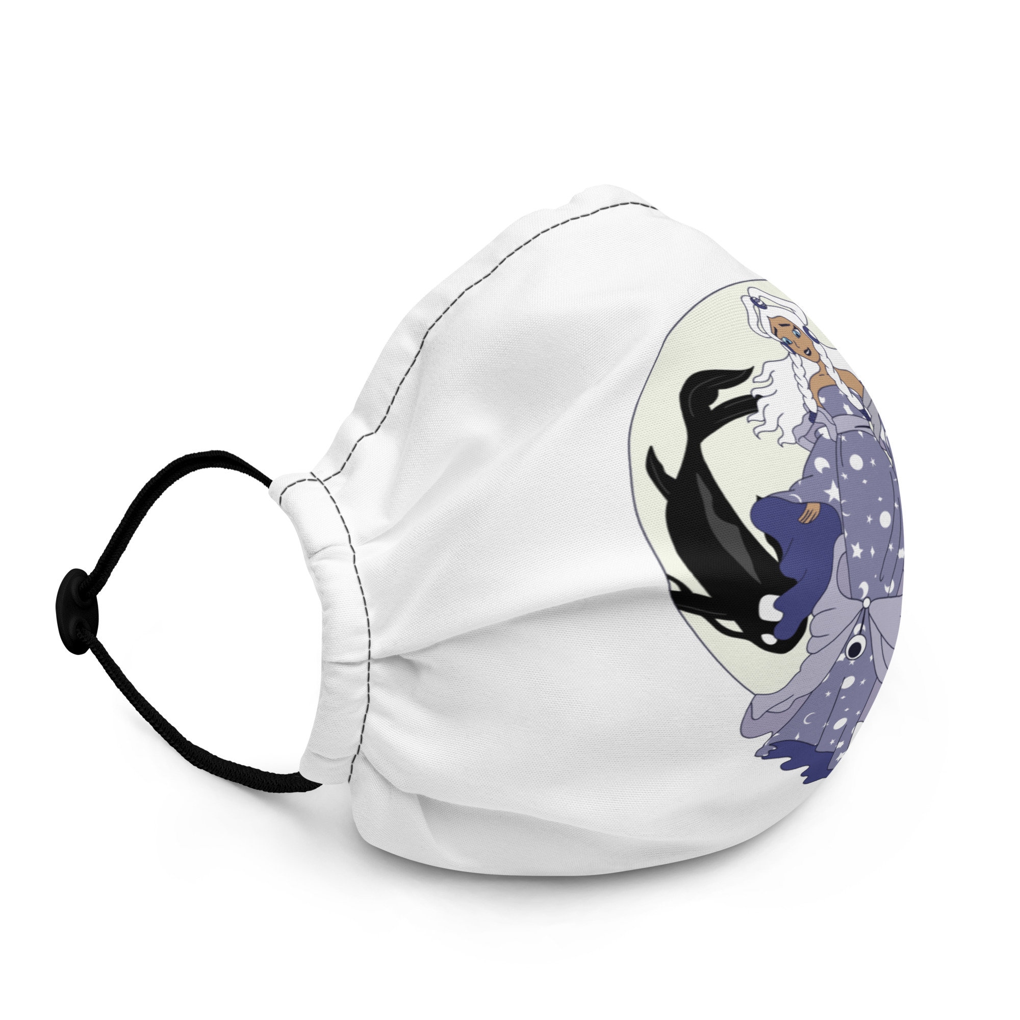 Yue Moon Princess Moon Goddess Avatar ATLA Premium Face Mask - Etsy