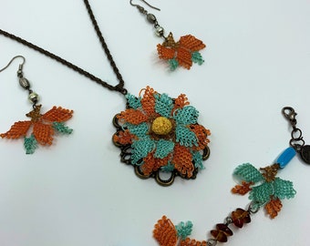 Turkish Oya Jewelry - Etsy