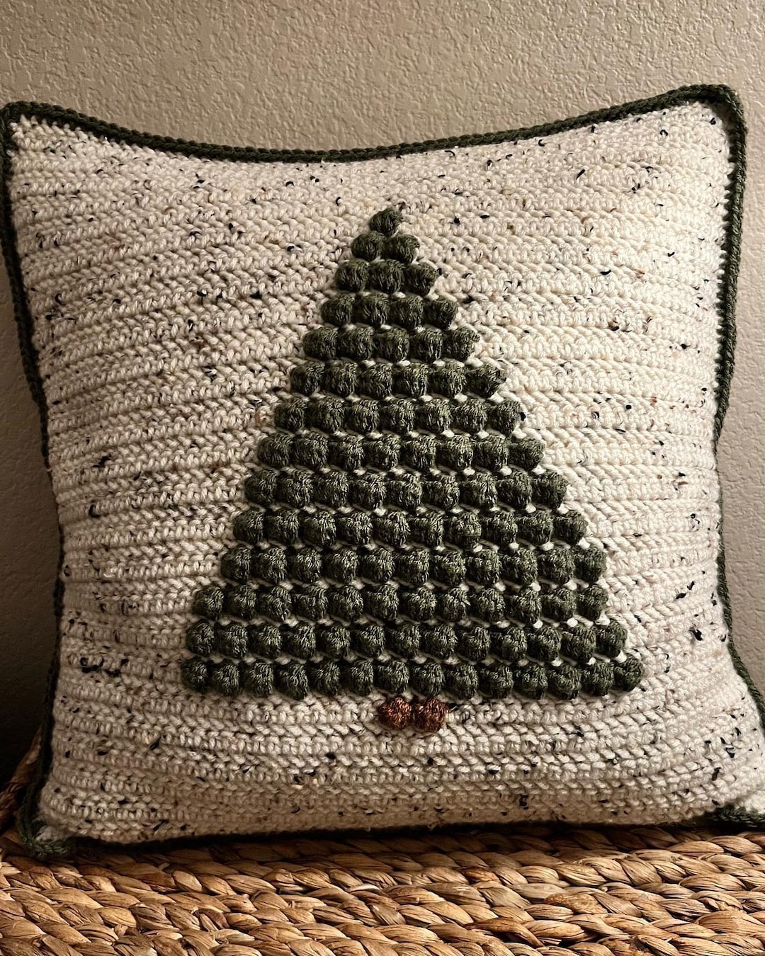 PATTERN Tree Pillow Cover Crochet - Etsy