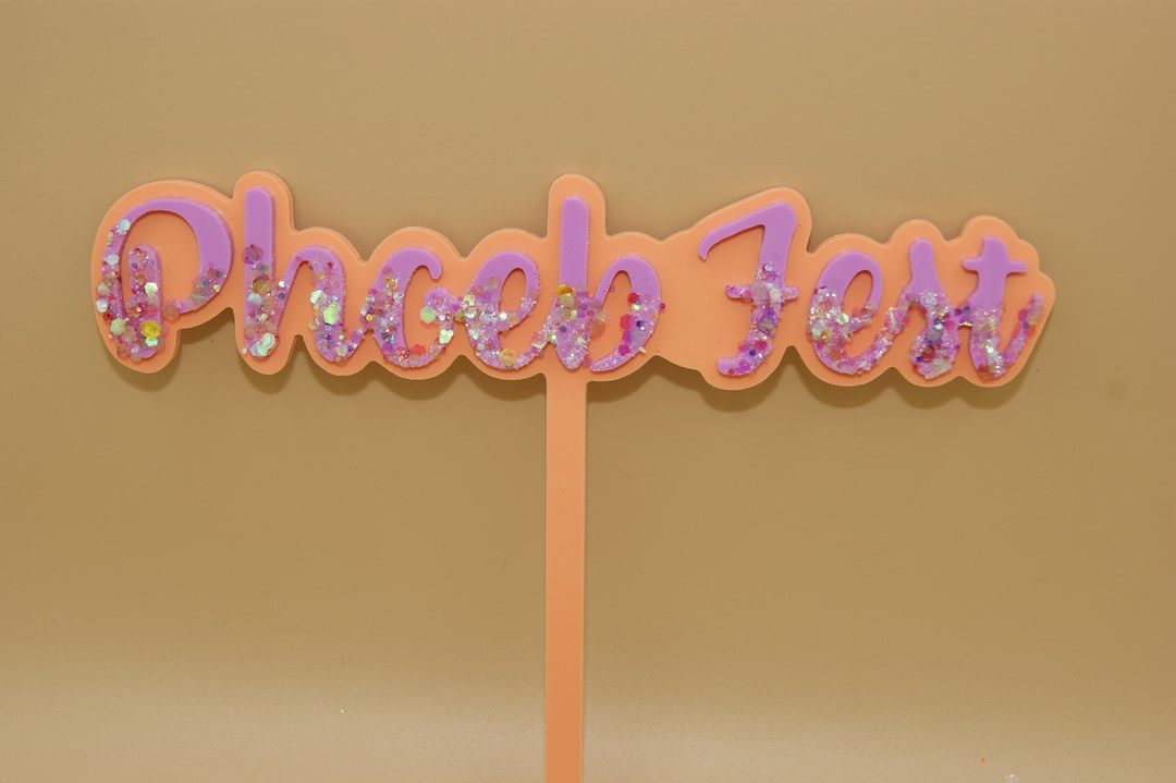 Custom Two Word Topper - Etsy