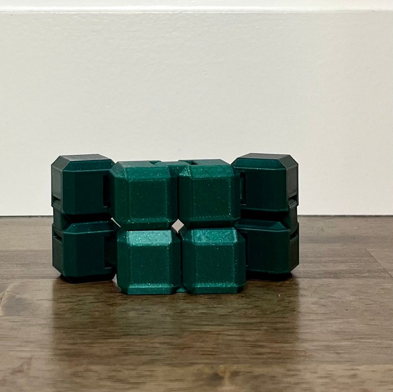 Fidget Cube, Infinity Fidget Cube, 3D Print, Fidget Toy Gift, Sensory ...