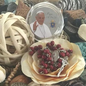 Pope Francis Rosary Handmade - Etsy