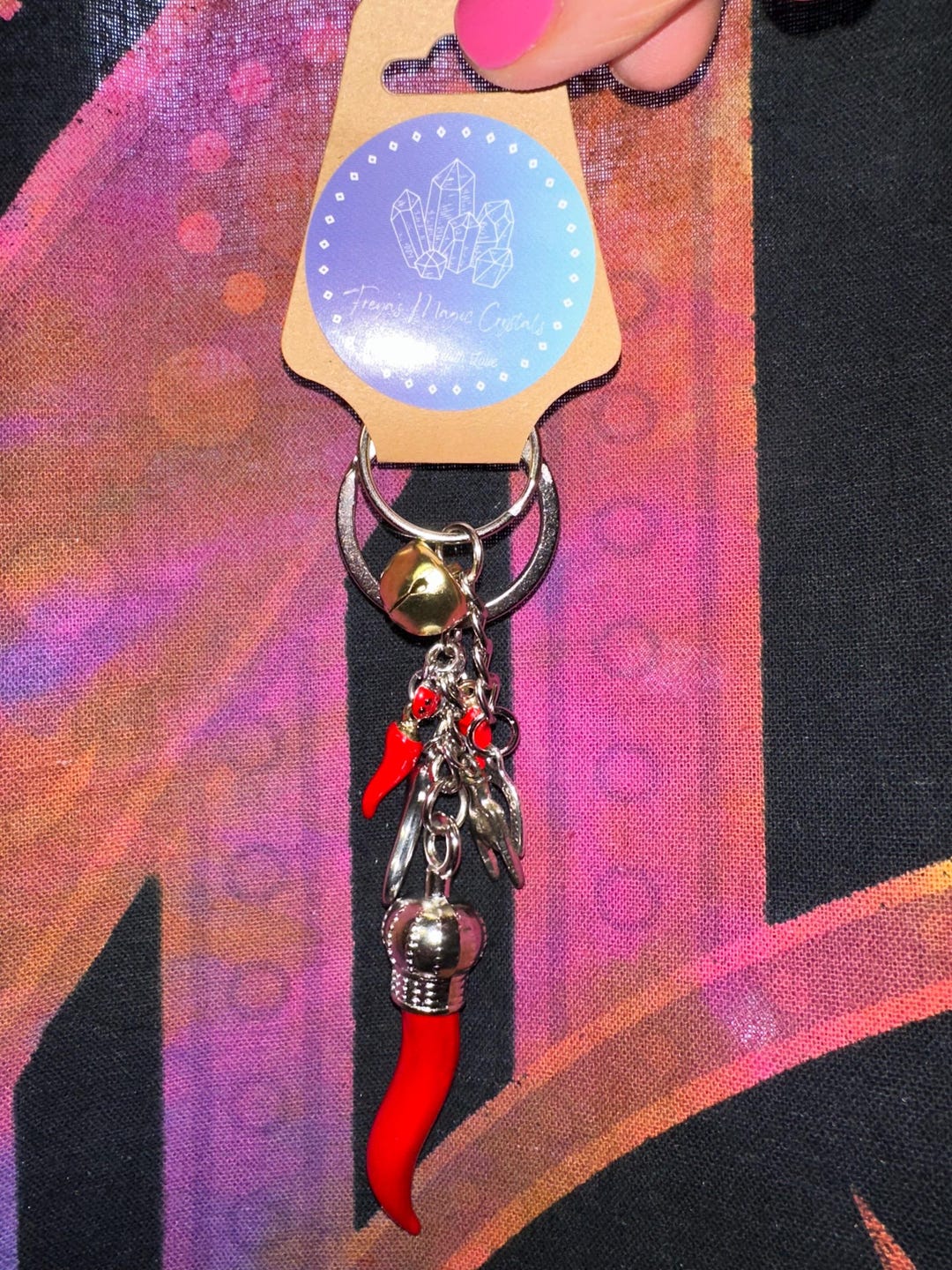 Italian Amulet Keychain: Cornicello, Mano Cornuta, Lucky Horseshoe - Etsy