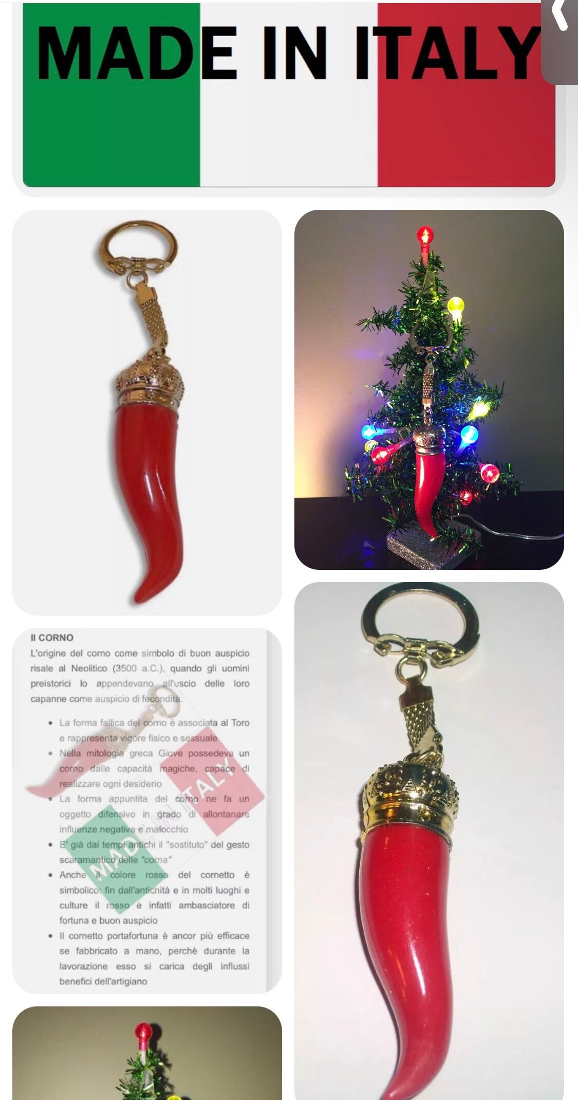 Italian Red Cornetti Set Of 2 Contro Il Malocchio Evil Eye - Etsy.de