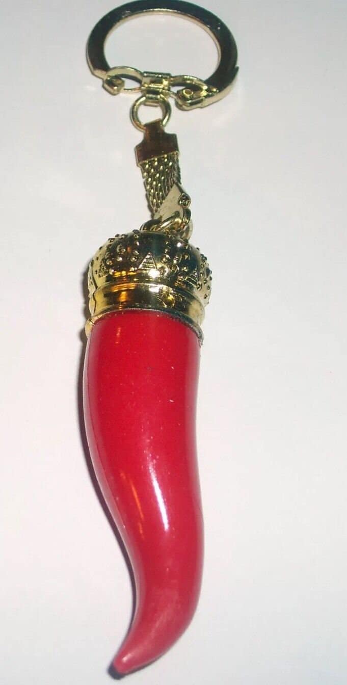 Italian Red Horn Cornicello Keychain Amulet Italy Evil Eye | Etsy