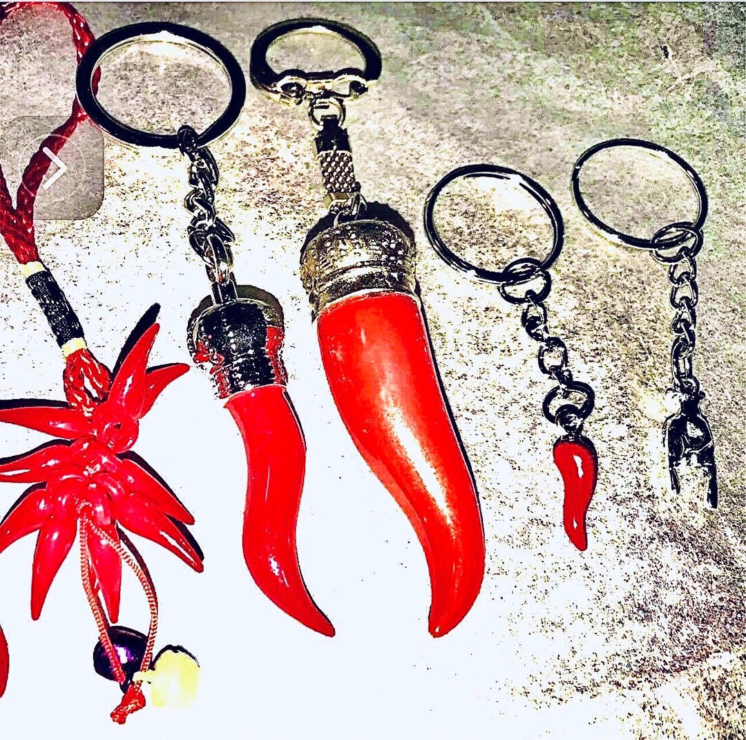 Red Horns Cornicelli Amulets Evil Eye Malocchio 5 Bonus Malocchio ...