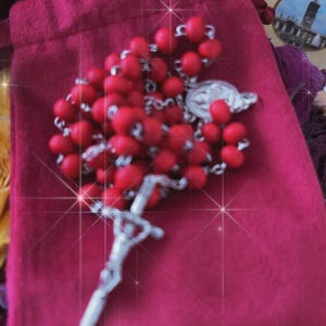 Pope St Francis Miraculous Rosary Blessed Miracle Prayer Card Papal ...