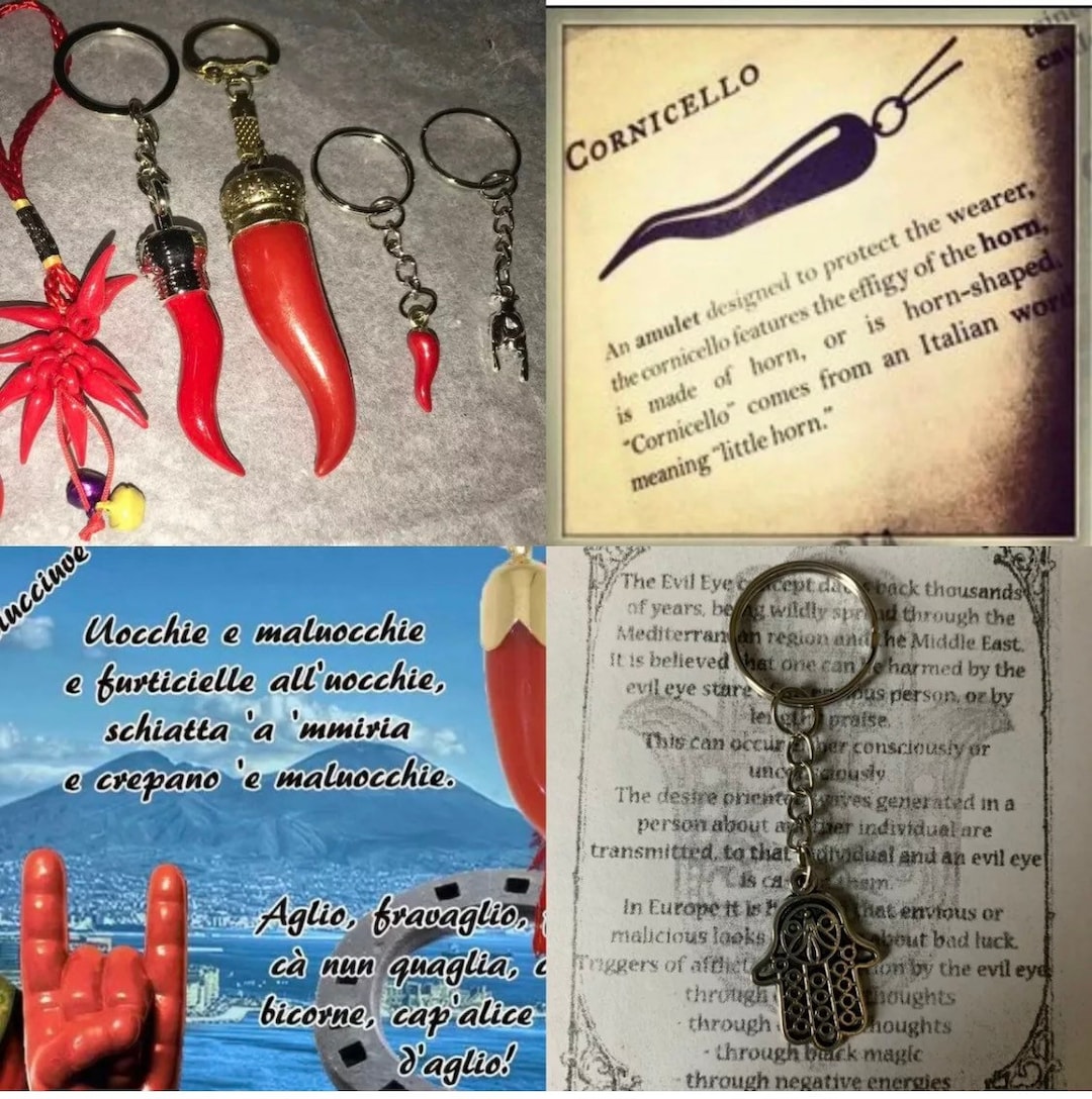 Italian Red Horns Cornicelli AMULETS Evil Eye Malocchio 5 Free - Etsy