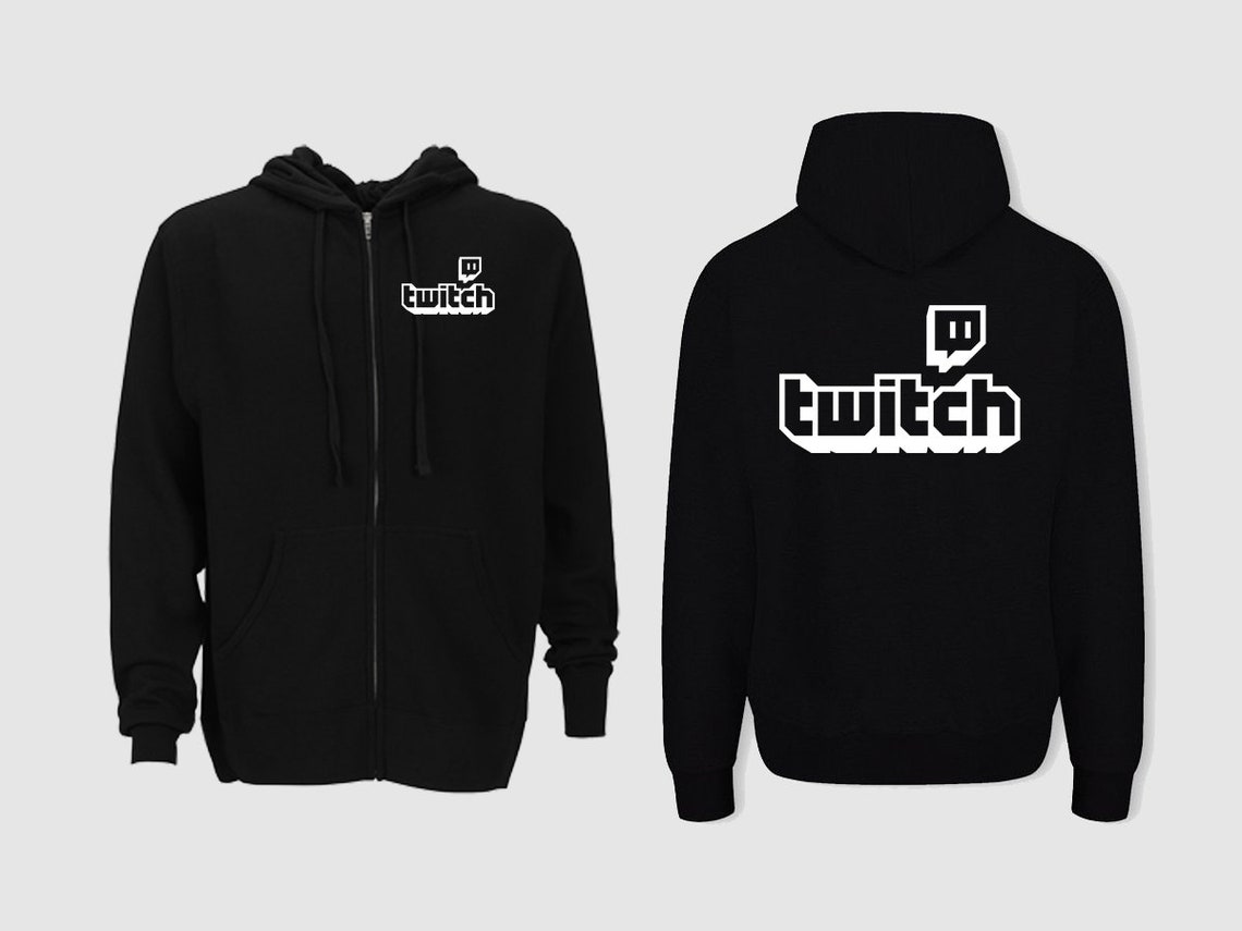 Twitch Hoodie Twitch Zipped Hoodie Twitch Streamer Hoodie Free Express ...