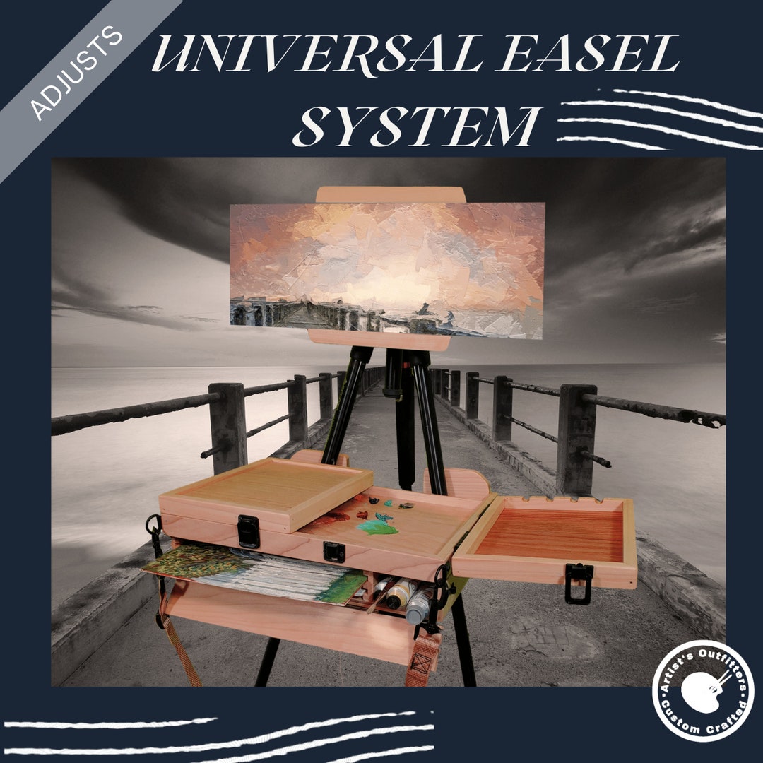 Handmade Travel Pochade Box: Outdoor Painting Easel With Wet Panel ...