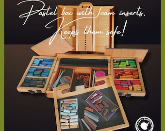 Artists' Pastel Box Pochade Box for Plein Air or Studio. - Etsy