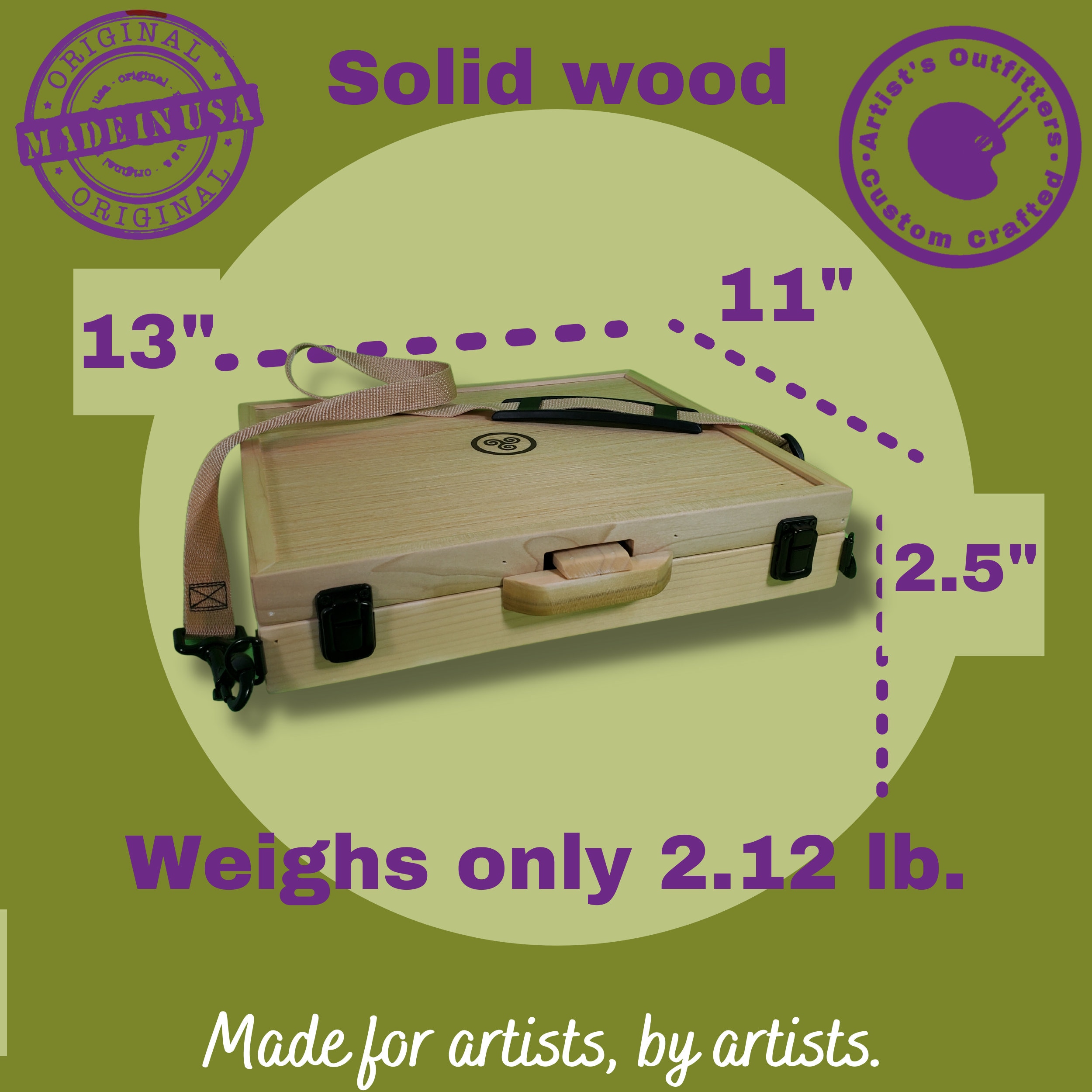 Pochade Box for Plein Air Painting. Oil Painting Box Outdoor - Etsy UK