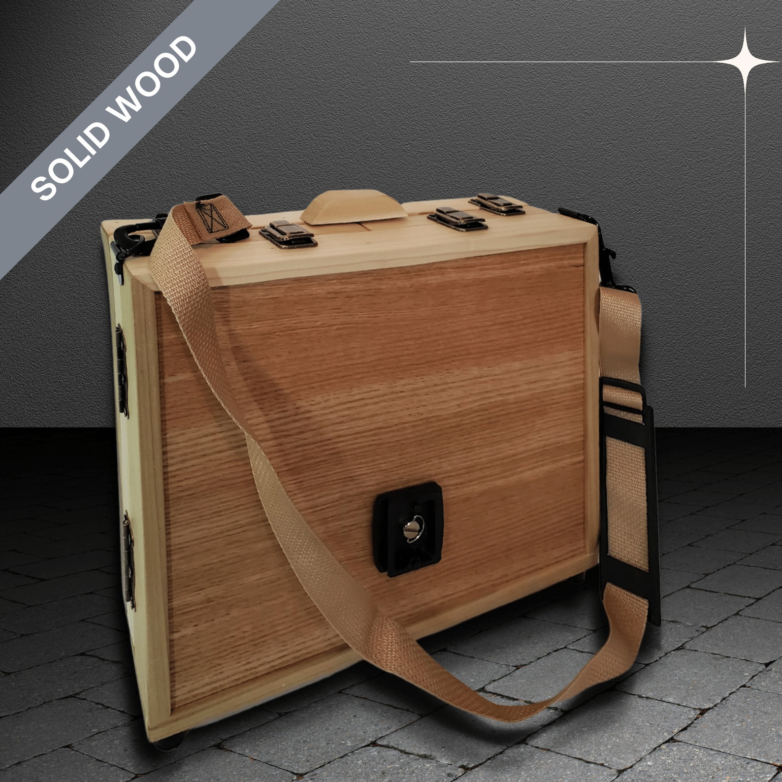 Solid Wood Pochade Box: Plein Air Oil & Gouache Painting Kit - Etsy
