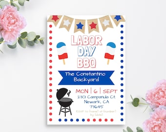 Labor Day Party Invitation | Etsy