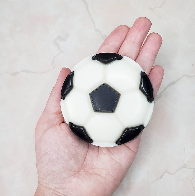 Soccer Ball Soap. Decorative Soccer Theme Soap. Souvenir Soap. Vegan ...