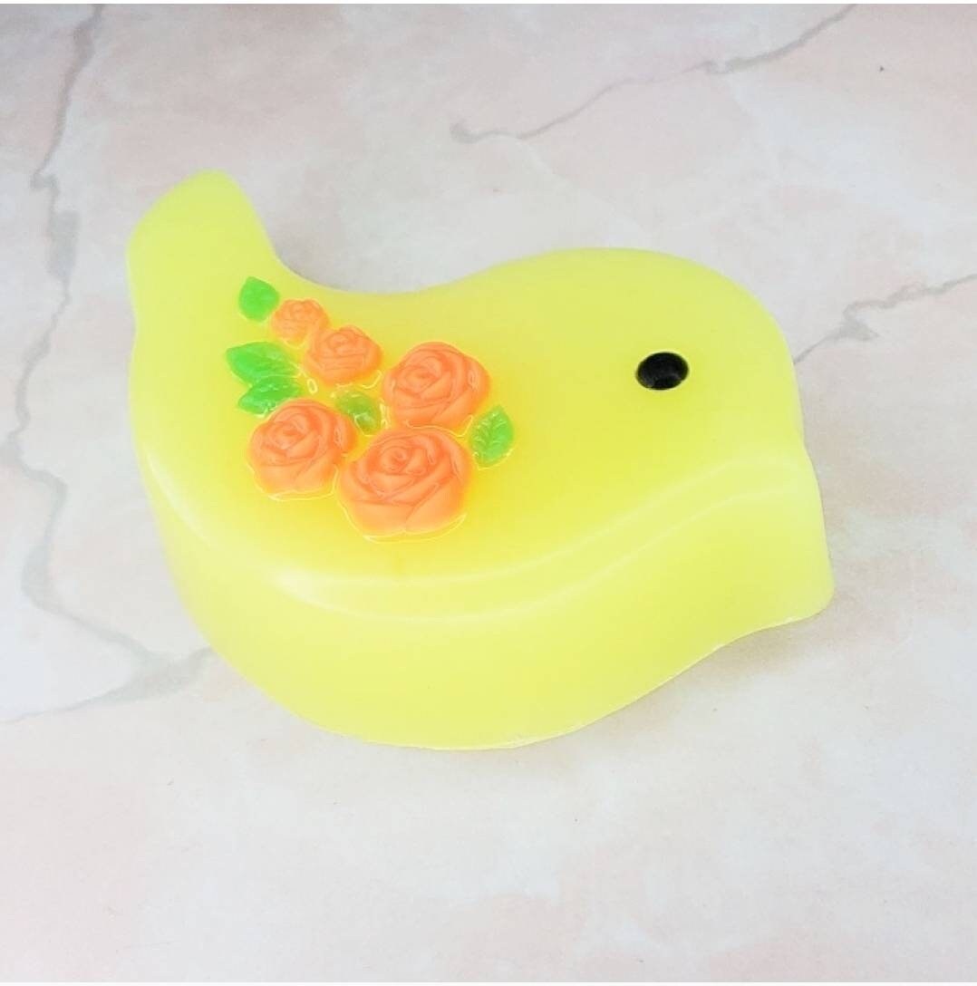 Bird Soap. Decorative Bird With Roses Shaped Soap. Souvenir Soap. Vegan ...