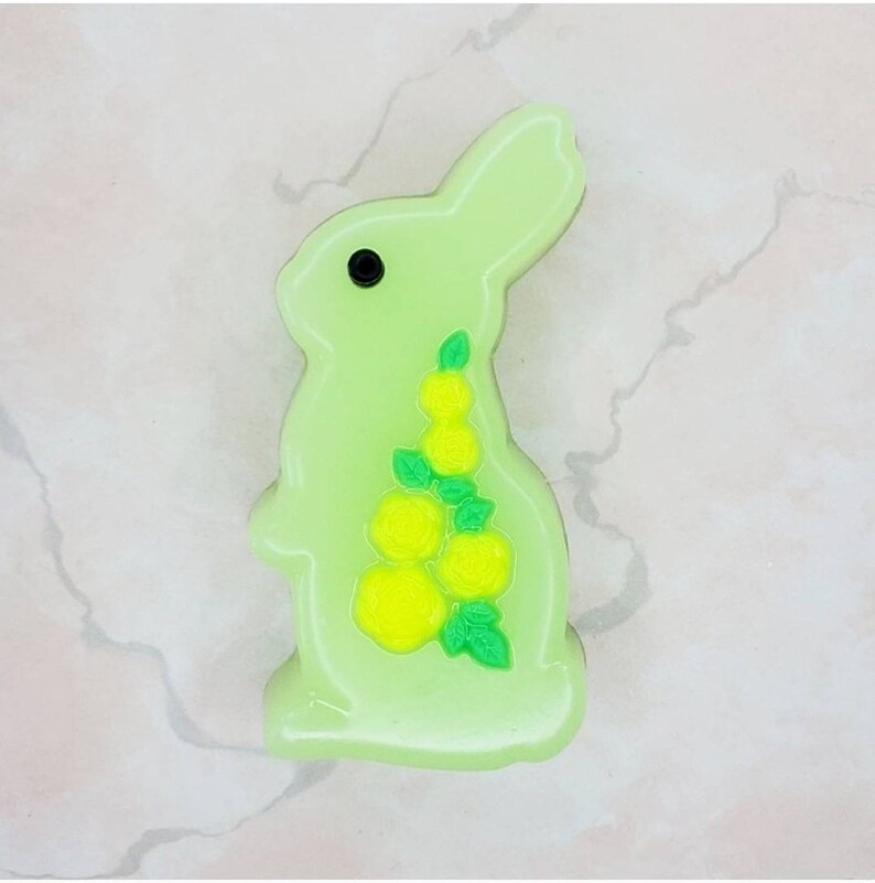 Bunny Soap. Rabbit Soap. Decorative Bunny With Roses Shaped Soap ...