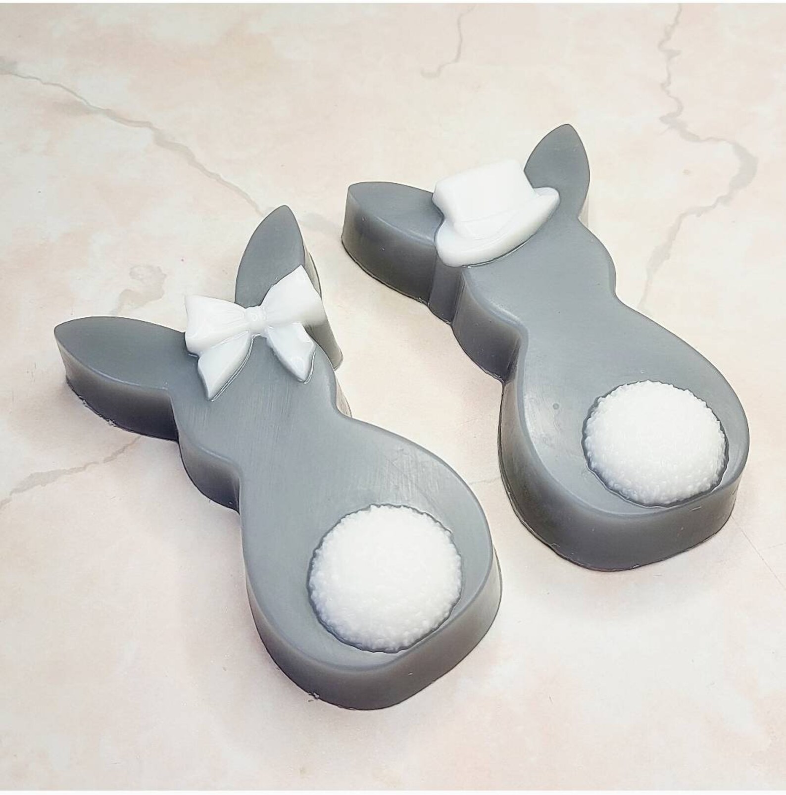 Bunny Soap Set. His and Hers Soap Set. Rabbit Shaped Soap. Souvenir ...