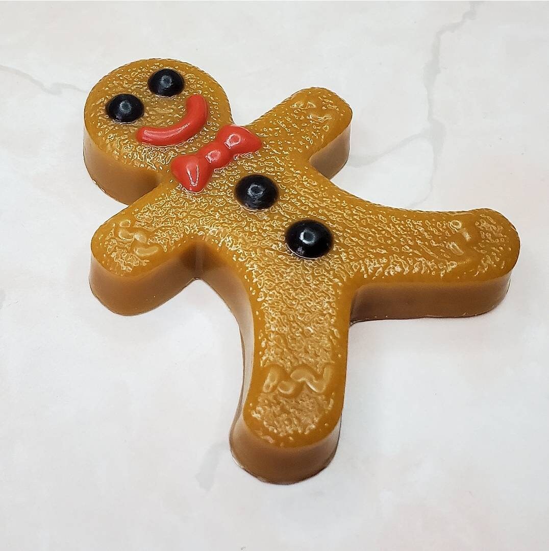 Gingerbread Man Soap. Holiday Soap. Decorative Gingerbread Man Shaped ...