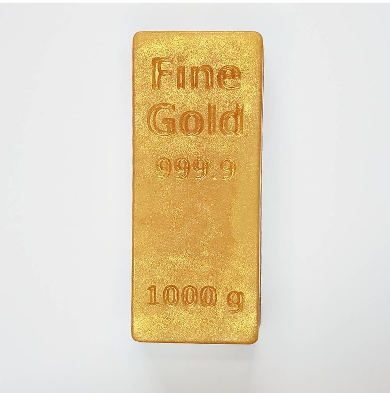 Gold Bar Soap. Decorative Gold Bar Shaped Soap. Souvenir Soap ...