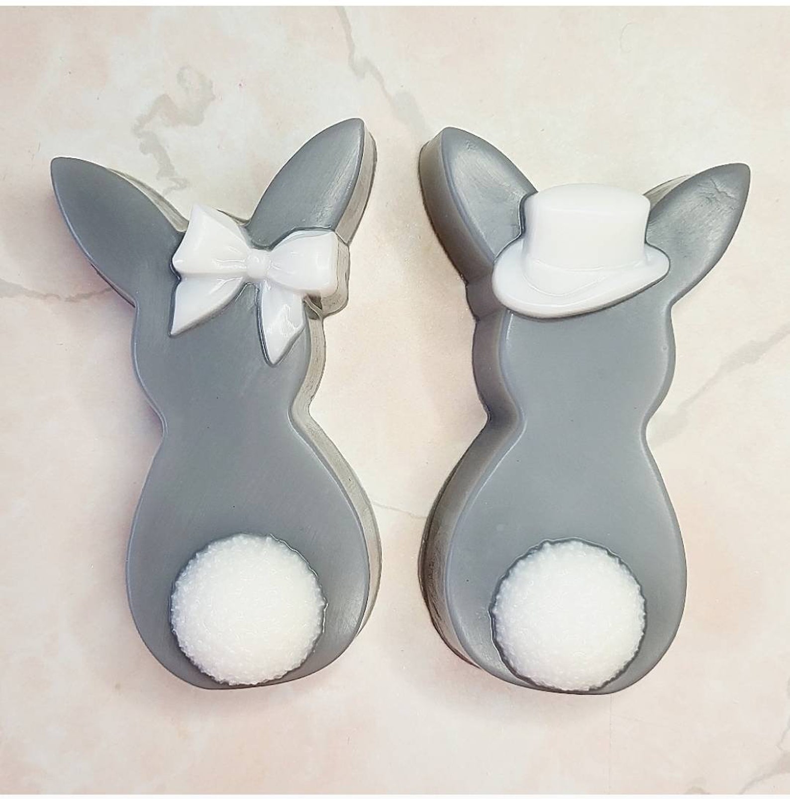 Bunny Soap Set. His and Hers Soap Set. Rabbit Shaped Soap. Souvenir ...
