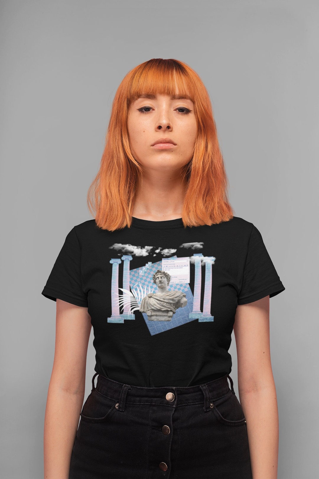 Vaporwave Away From Simulation Shirt - Aesthetic Webcore Windows 98 AOL ...