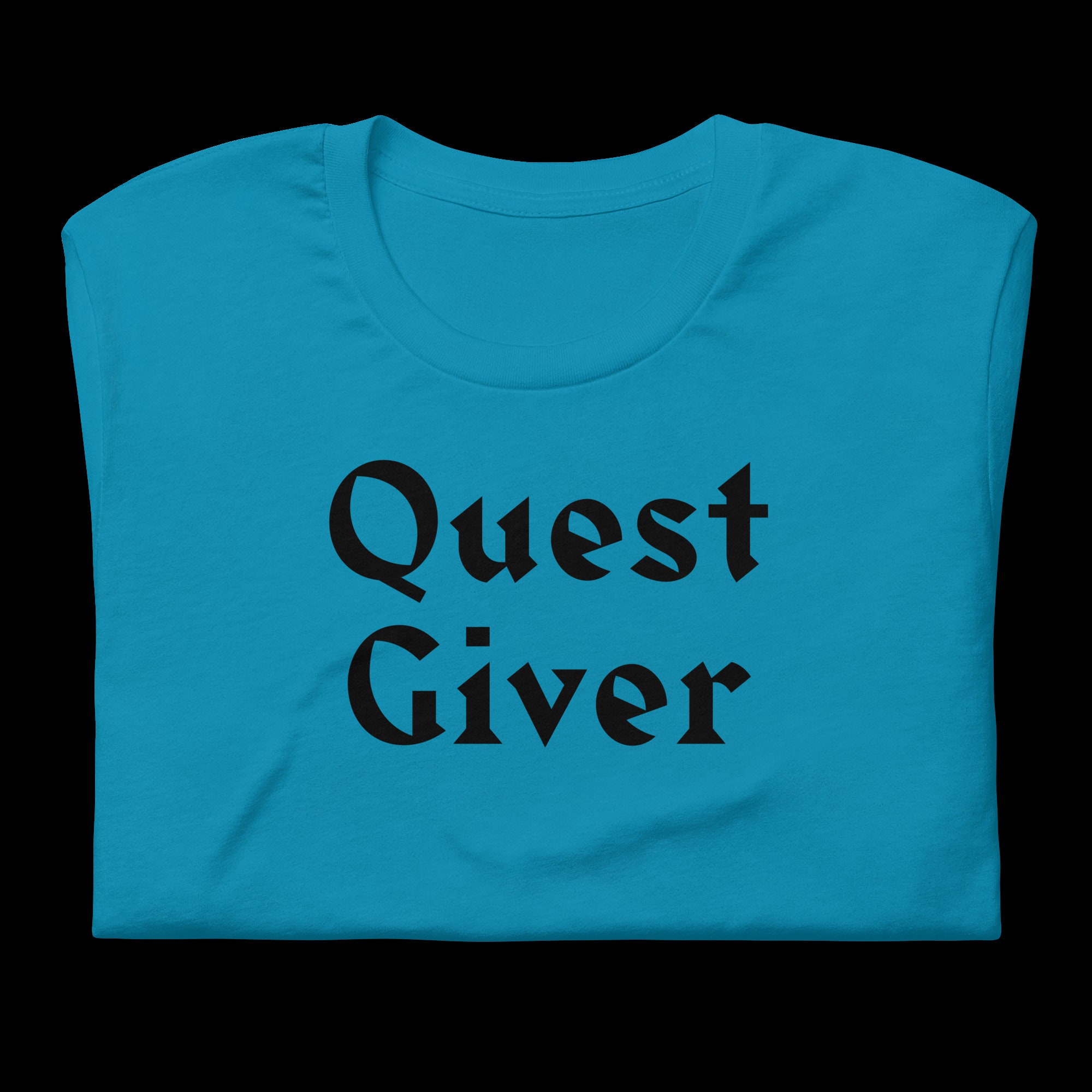 Quest Giver Shirt Gamer MMORPG Nerd Geeky Apparel Gaming Questing Dnd ...