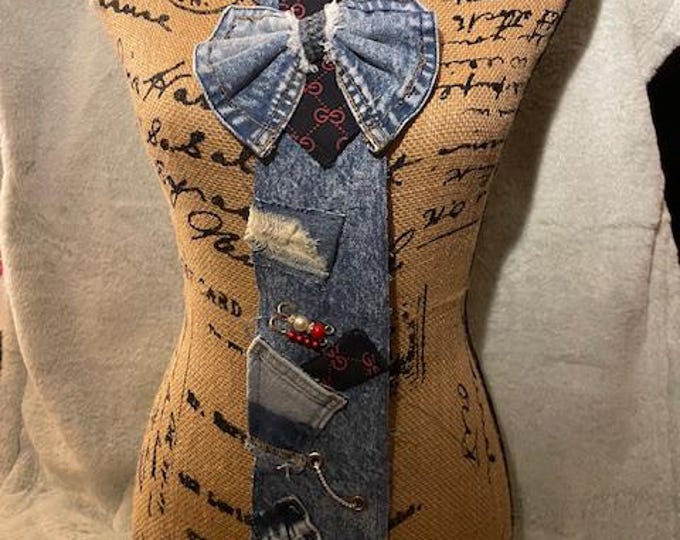 Denim Necktie - Etsy