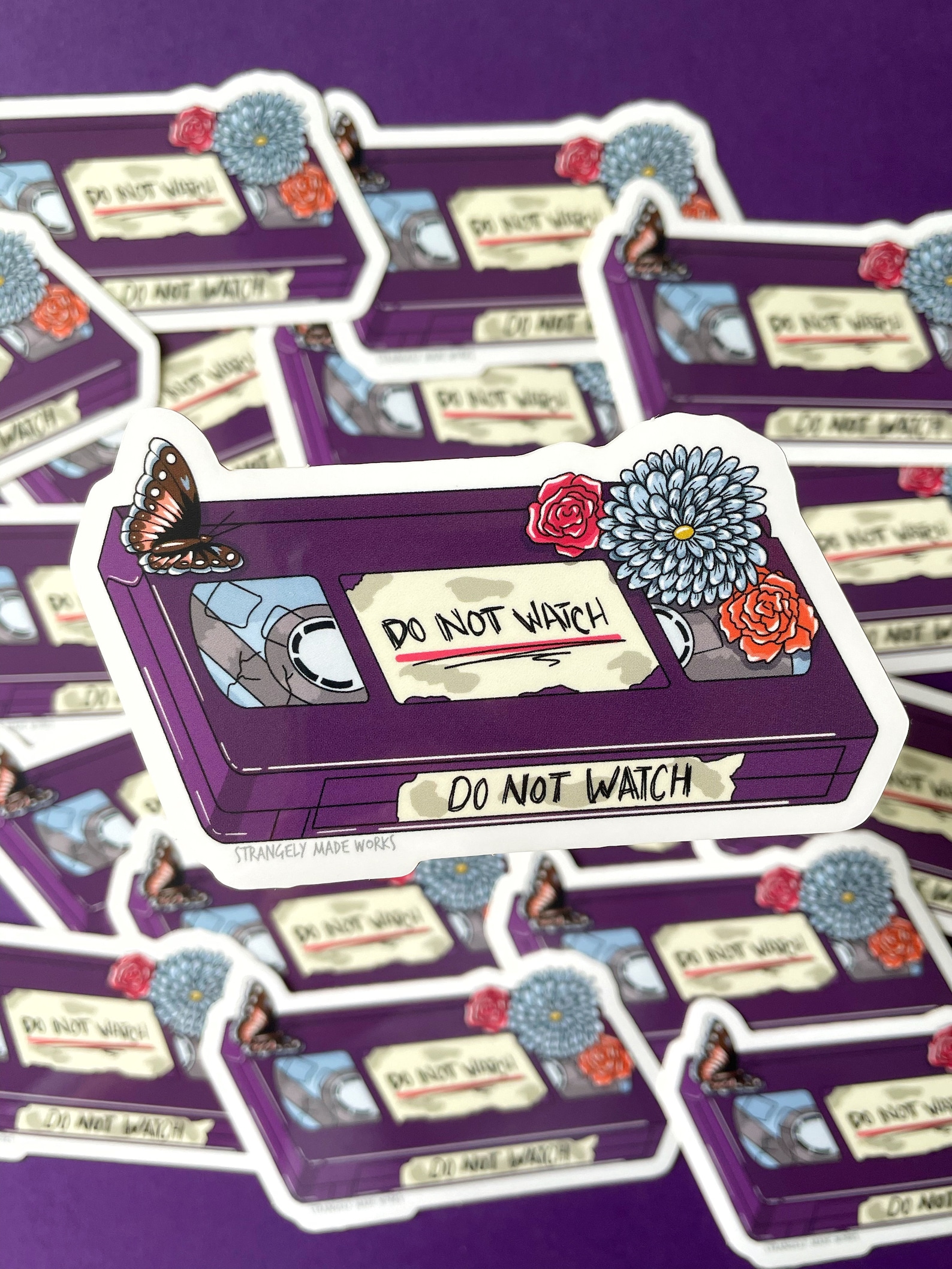 Do Not Watch Sticker Vinyl Sticker VHS Sticker Retro - Etsy