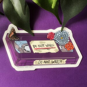 Do Not Watch Sticker, Vinyl Sticker, VHS Sticker, Retro Sticker - Etsy