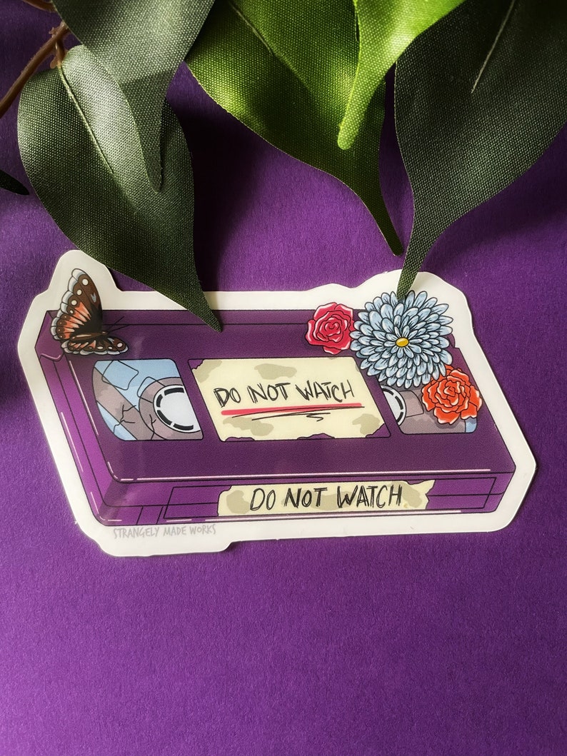 Do Not Watch Sticker Vinyl Sticker VHS Sticker Retro - Etsy